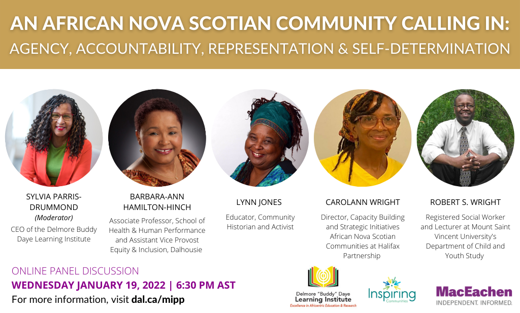 An African Nova Scotian Community Calling In: Agency, Accountability ...