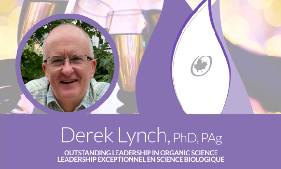 Dr. Derek Lynch honoured for Outstanding Leadership in Organic Science ...