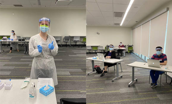 Part of the plan: On‑campus rapid testing provides extra layer of ...
