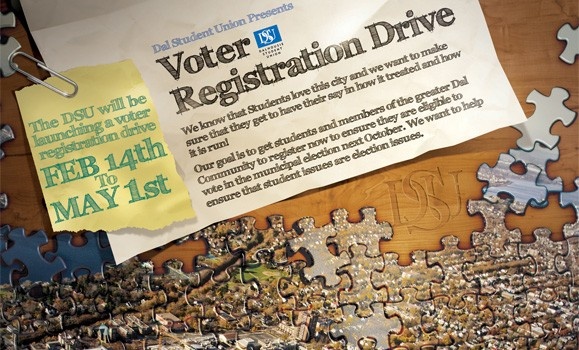 Revving up a voter registration drive - Dal News - Dalhousie University