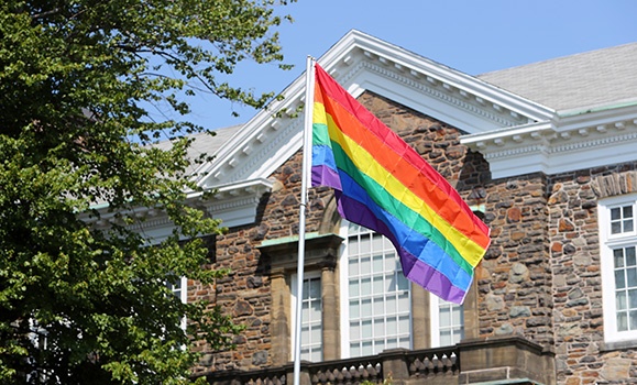 Flying Pride’s colours on campus - Dal News - Dalhousie University