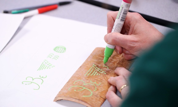 Birch bark hieroglyphics shine spotlight on Mi'kmaq language - Dal News ...