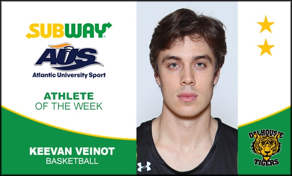 Veinot named AUS Athlete of the Week - Dal News - Dalhousie University