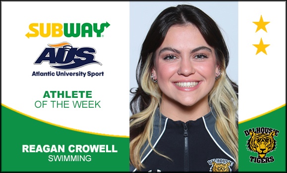 Reagan Crowell named AUS Athlete of the Week - Dal News - Dalhousie ...