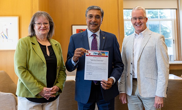 Dal reinforces commitment to health promotion by signing the Okanagan ...