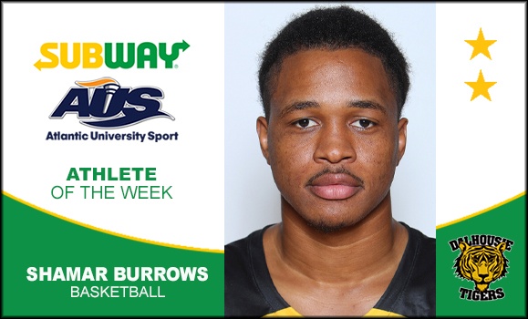 Burrows named Subway AUS Athlete of the Week - Dal News - Dalhousie ...
