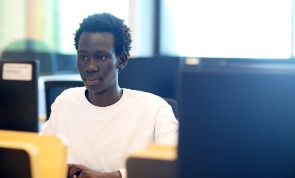 Years after fleeing civil war, engineering student dreams of changing ...