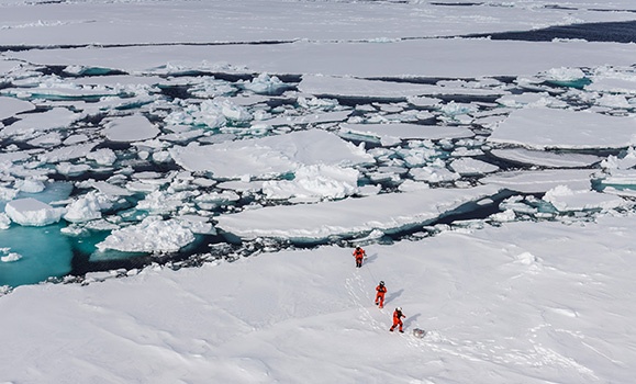 Microplastics found in naturally occurring slime under Arctic ice cap ...