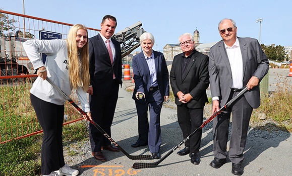 Reception celebrates ground breaking of Dalhousie's new event centre ...