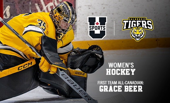 Tigers goalie Grace Beer named all‑Canadian - Dal News - Dalhousie ...